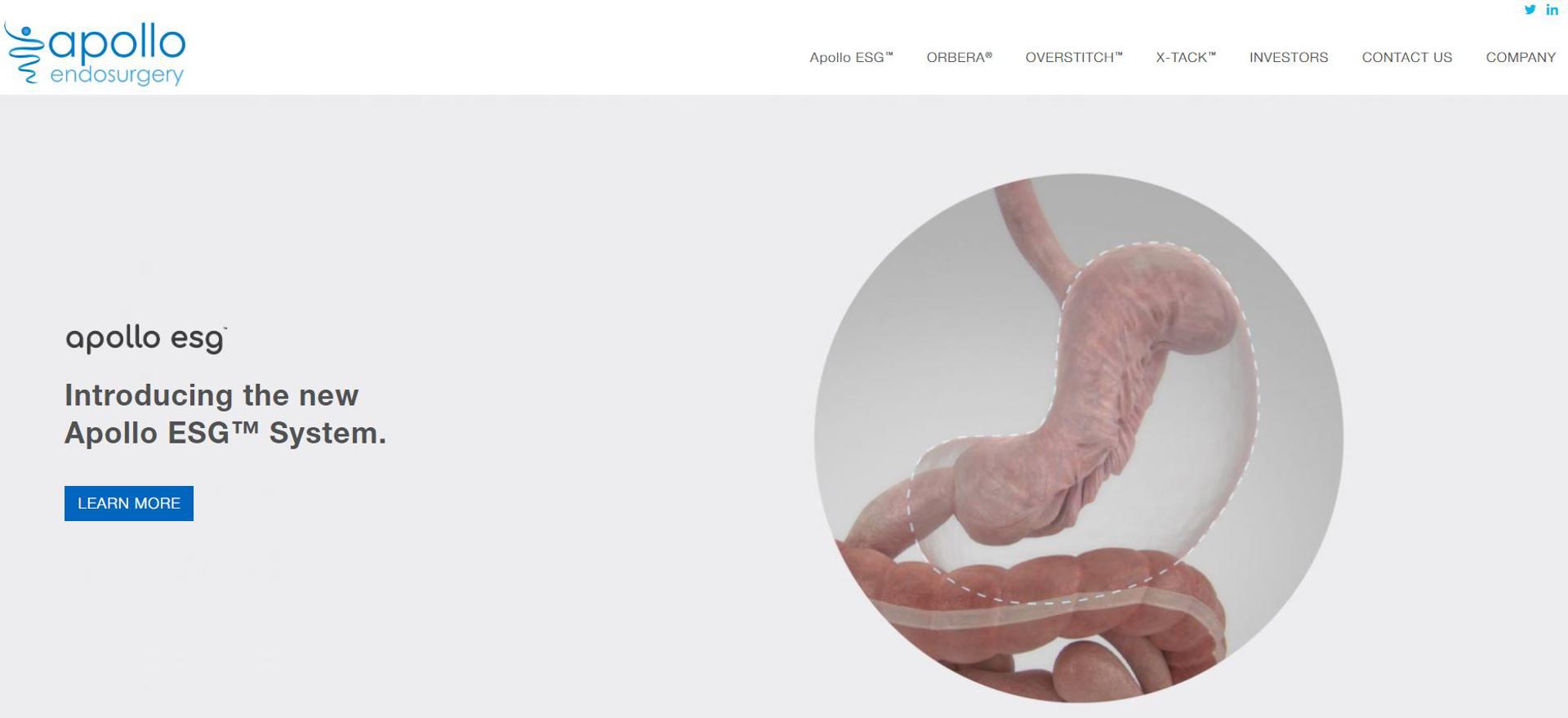 Apollo Endosurgery obtiene marcado CE para indicaciones endoscópicas