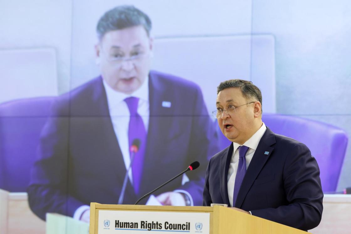 Kazakhstan declares its democratization "irreversible" at the UN Human ...