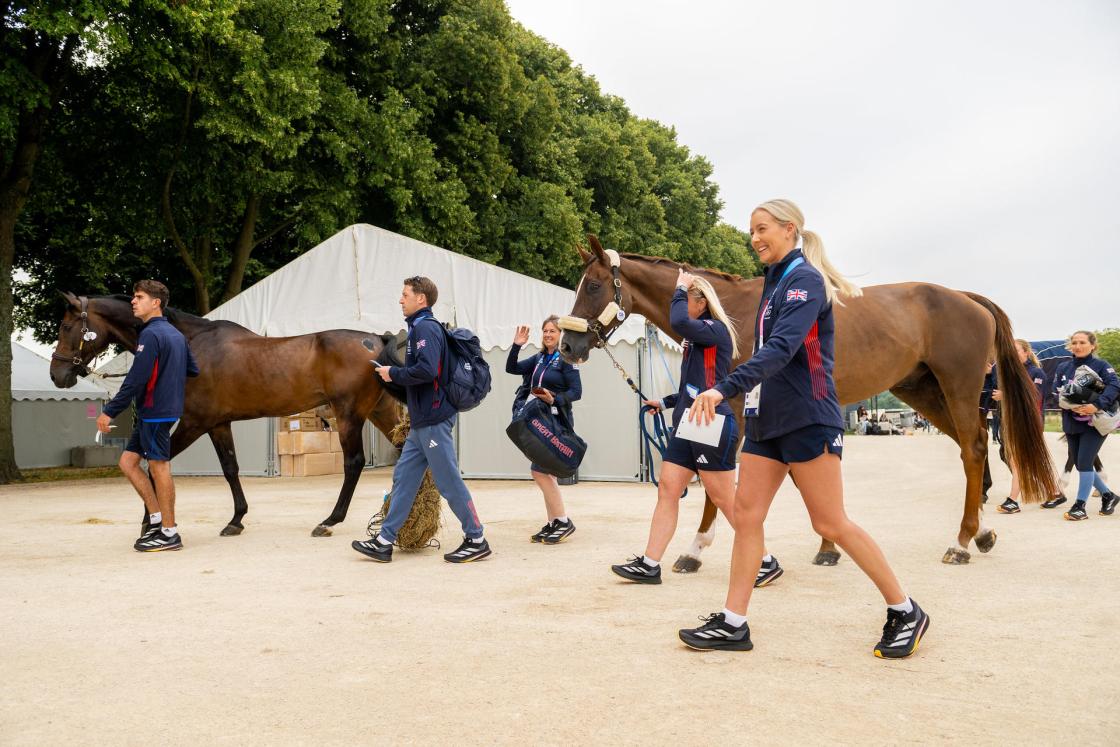 Los caballos llegan a Versalles para competir en París 2024