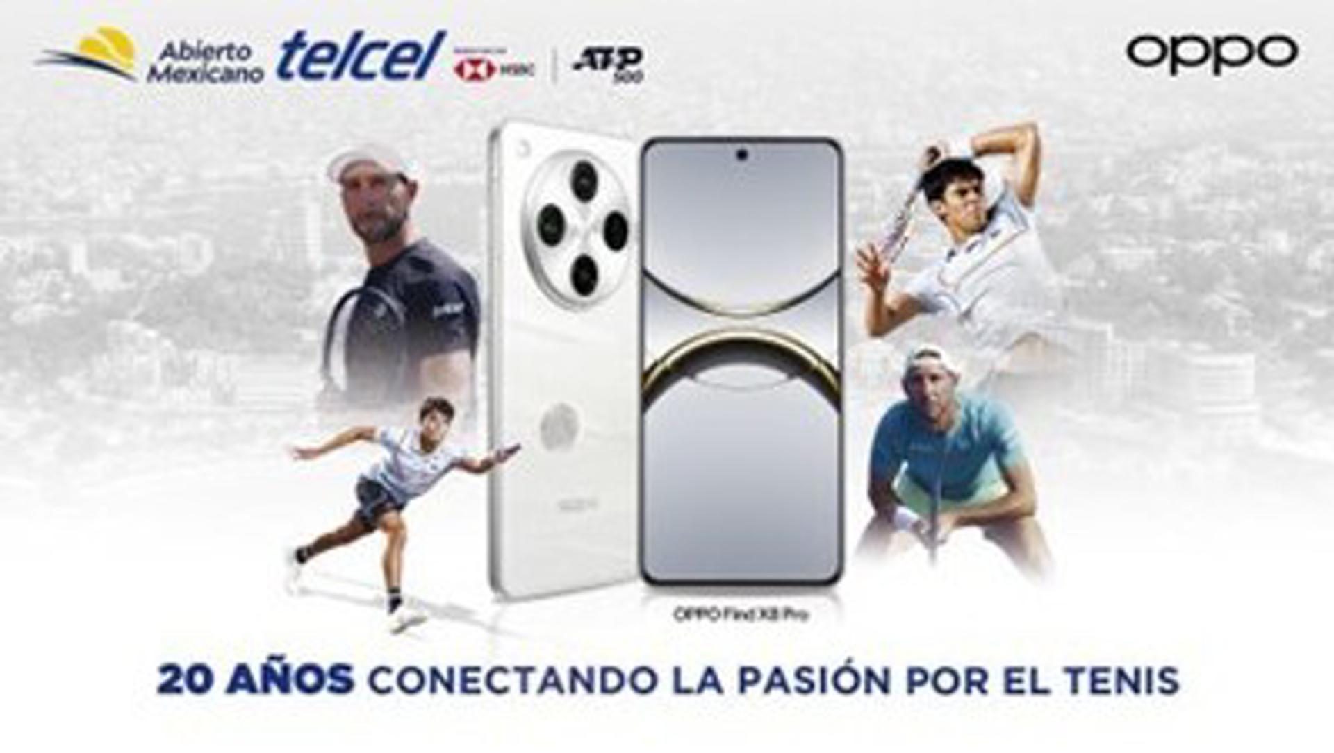 OPPO y Telcel encienden la emoción de la afición en el Abierto Mexicano ...