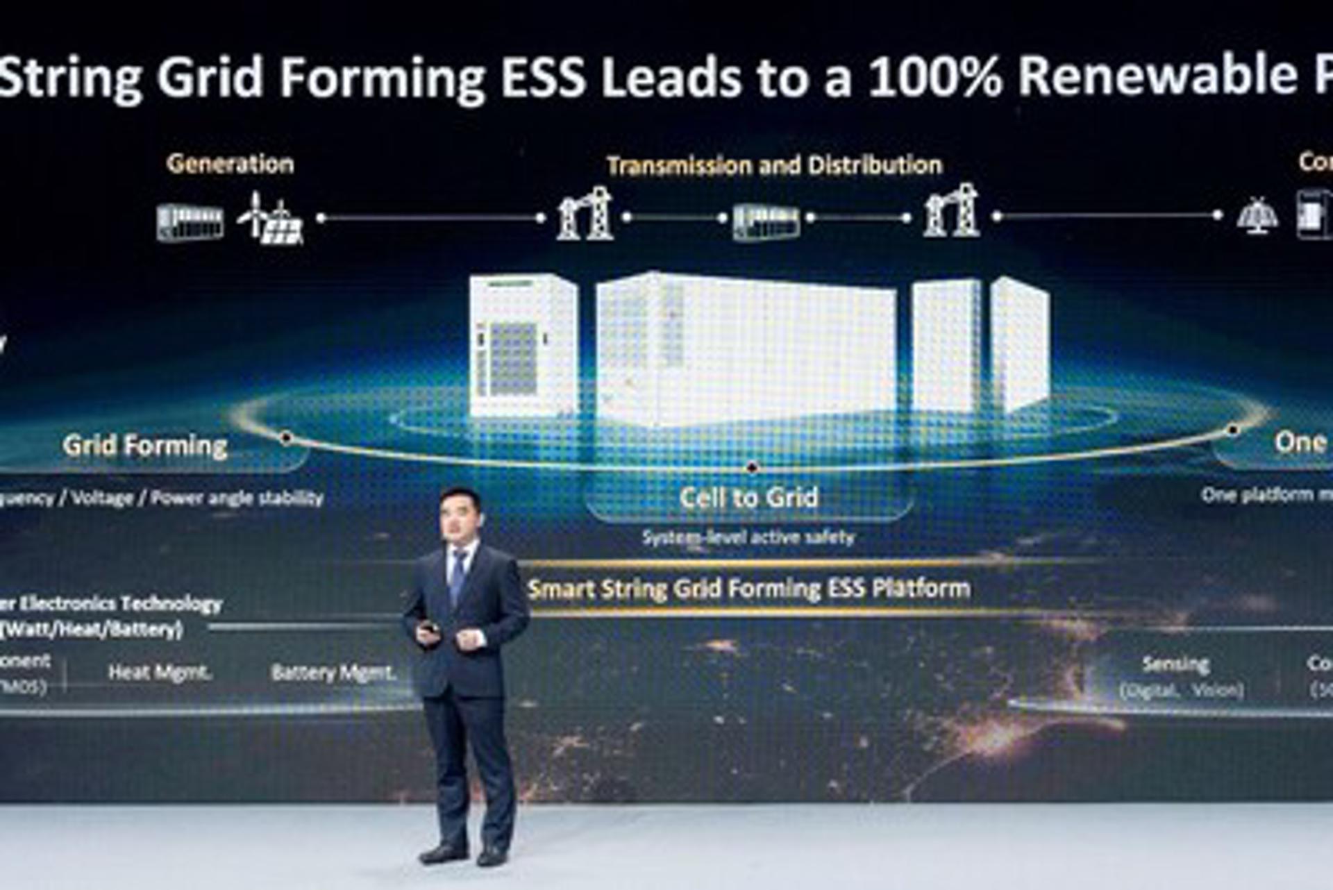 O Grid Forming ESS para todos os cenários da Huawei Digital
