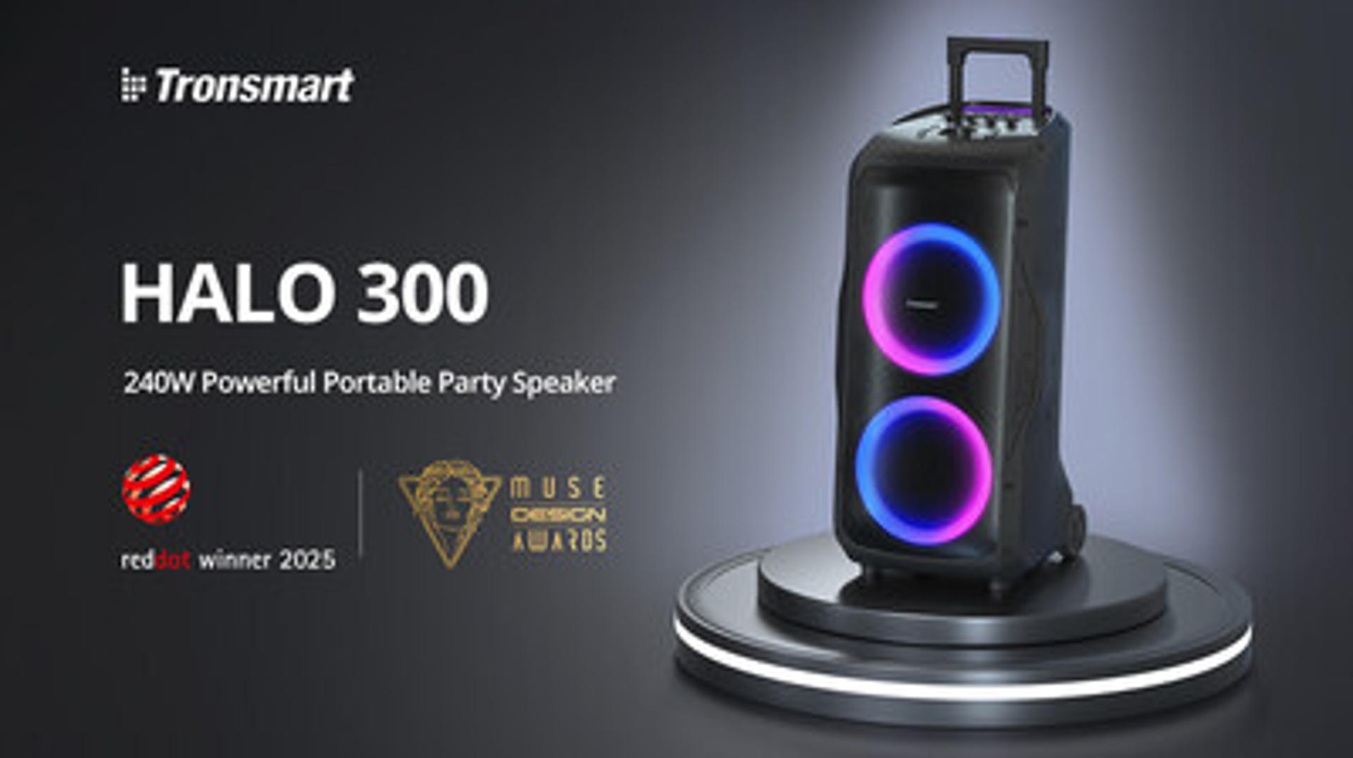 Tronsmart presenta el altavoz de karaoke portátil Halo 300 en Perú